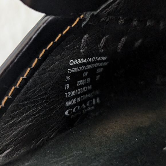 Coach | Shoes | Coach Turnlock Creeper Slide | Poshmark